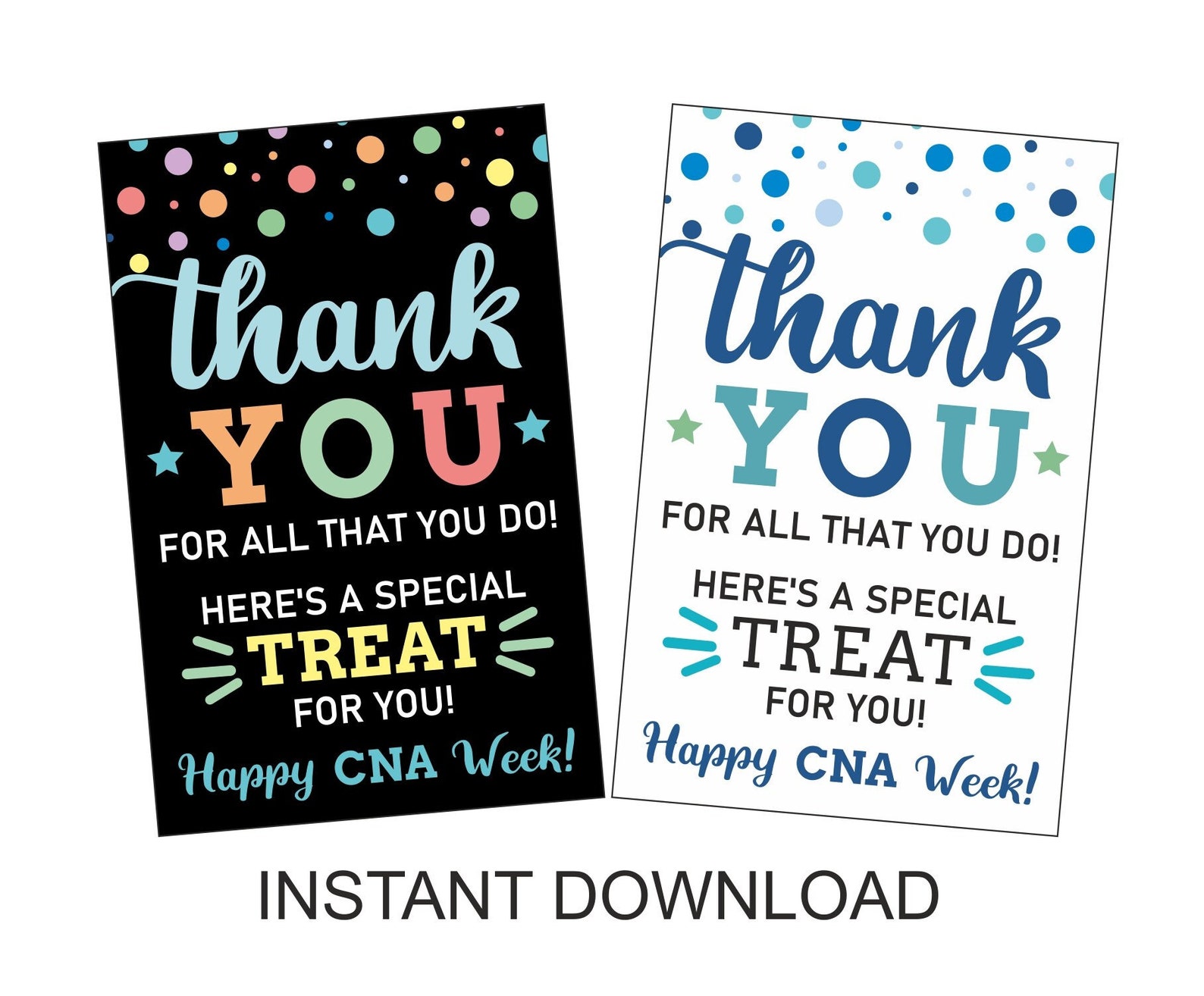 CNA Week Gift Tag Printable / Cna Week 2023 / Cna Week Gifts / Cna Week ...