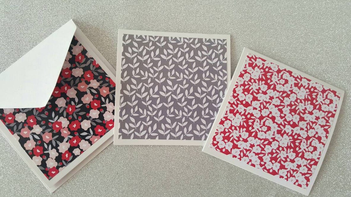 Mini notecards / Mini cards / mini thank you notes Set of 12 / | Etsy