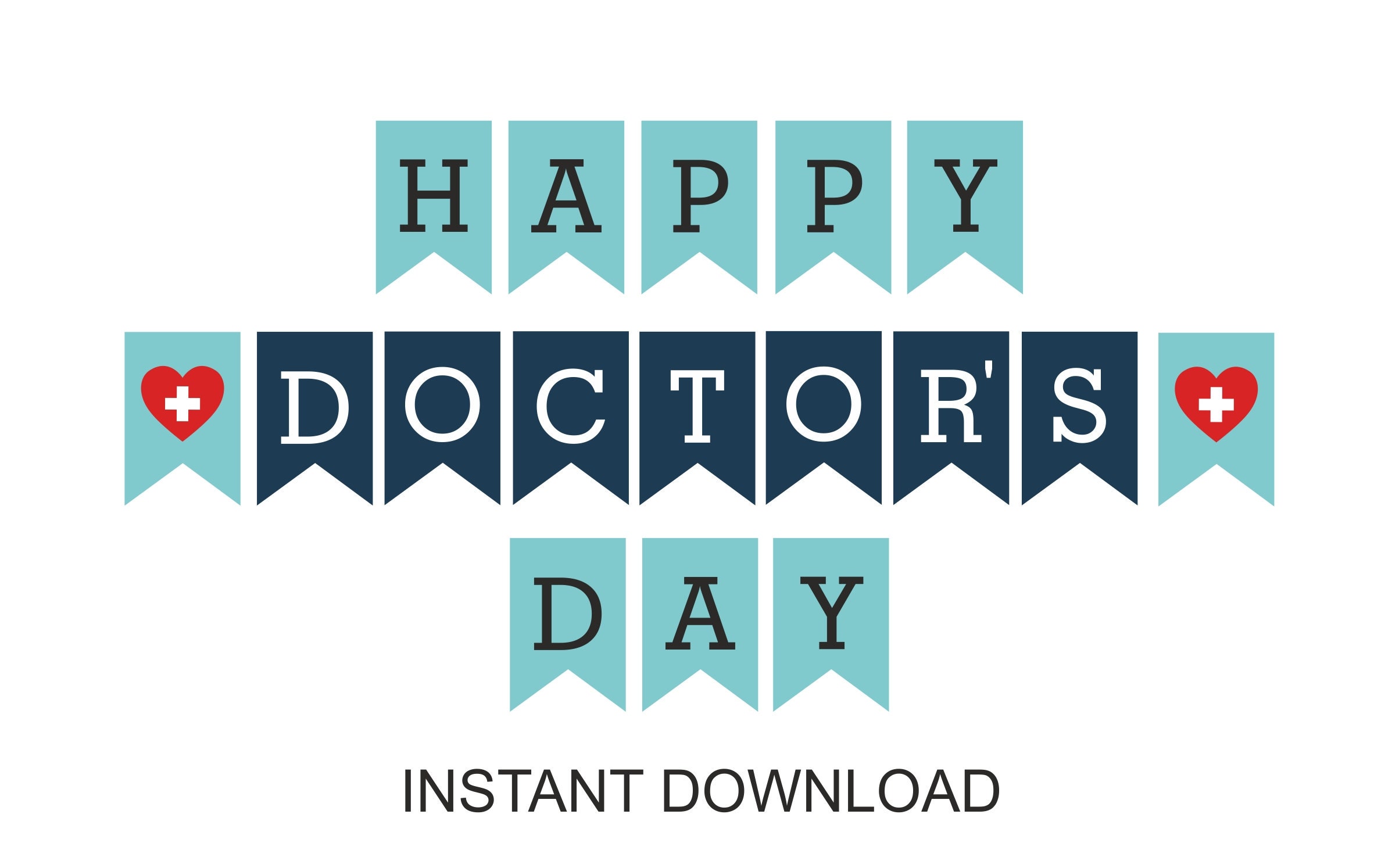 Printable Doctor's Day Banner / Instant Download - Etsy