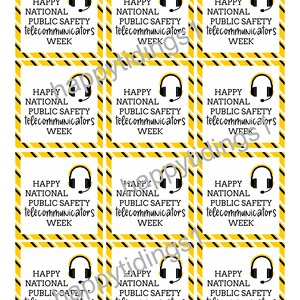 Telecommunications Week Printable Tags / Telecommunications Week Gifts ...
