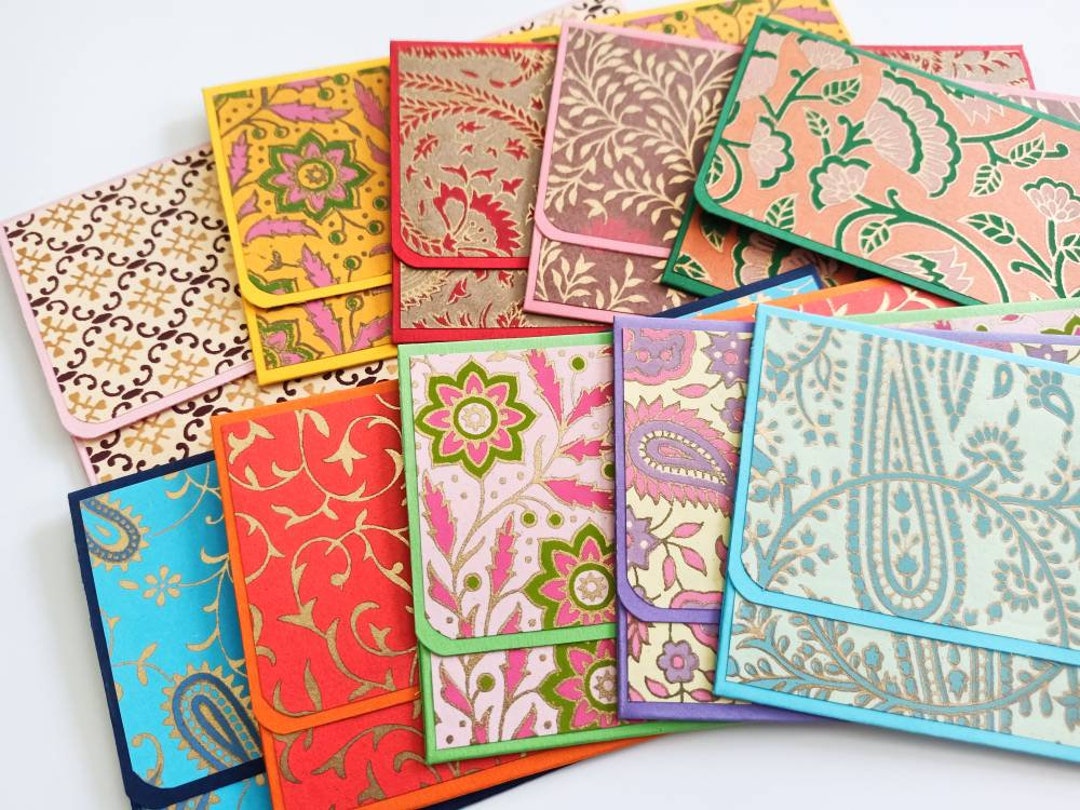 10 Money Envelopes / Indian Wedding Envelopes / Wedding Money Envelope ...