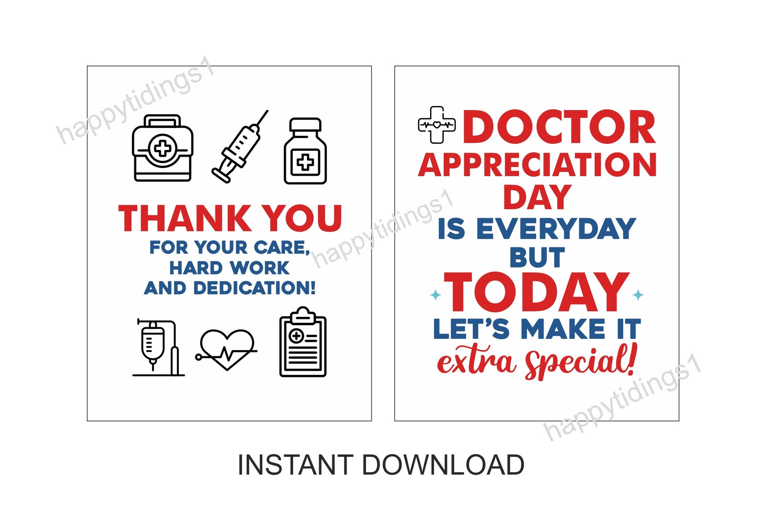 Doctor's Day Sign Printable / Doctor's Day Signs / - Etsy