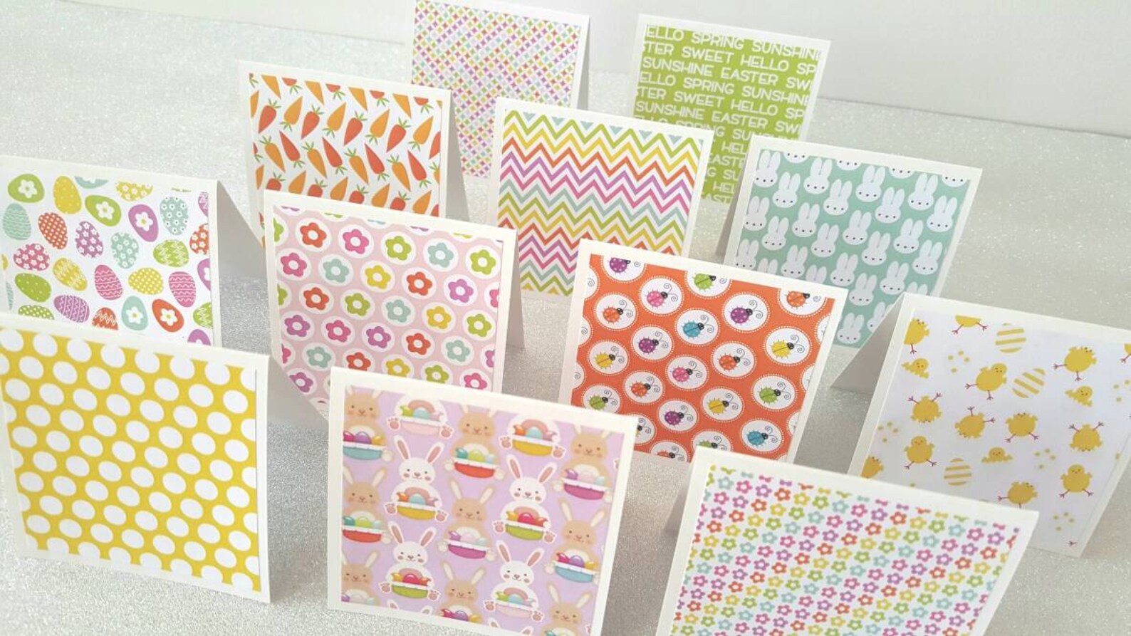 Mini Easter Cards / Mini Spring Cards / Easter Mini Cards / - Etsy