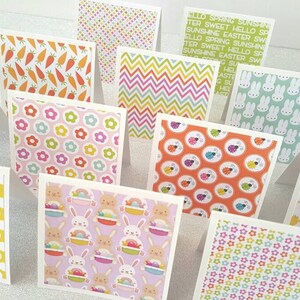 Mini Easter Cards / Mini Spring Cards / Easter Mini Cards / - Etsy
