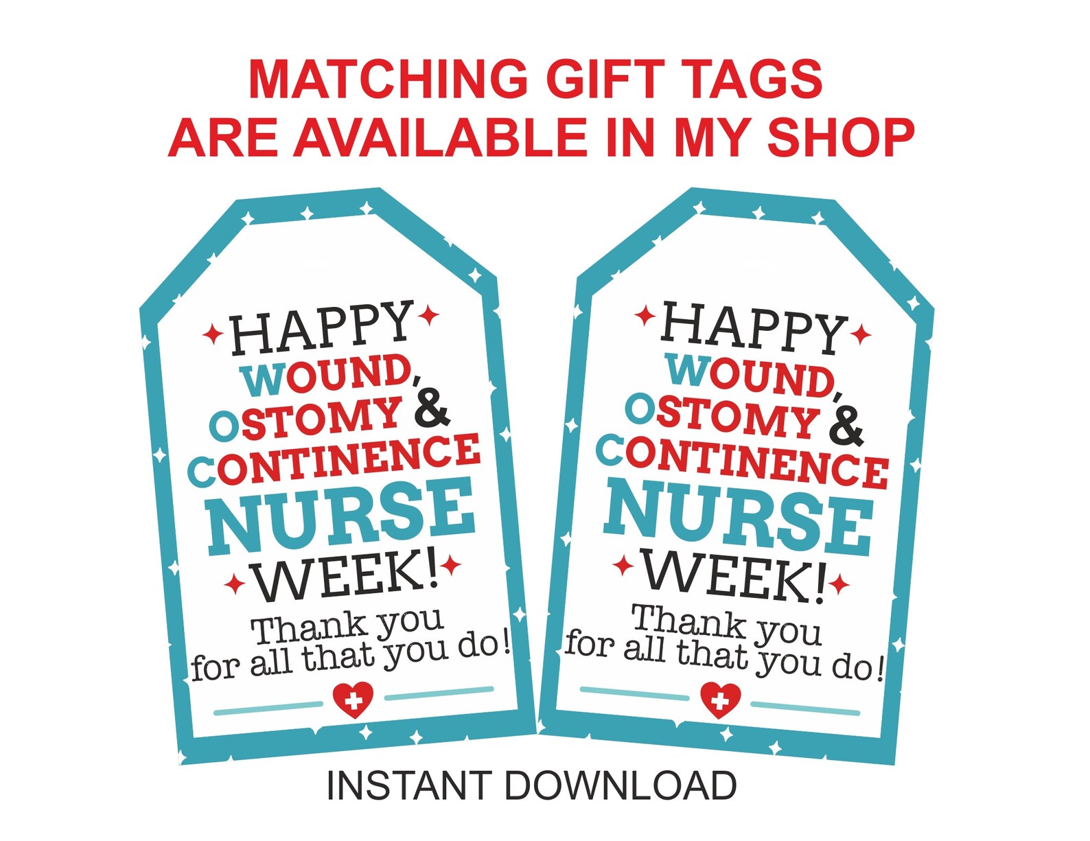 WOC Nurse Week Banner Printable / Happy WOC Nurses Week Banner / WOC ...
