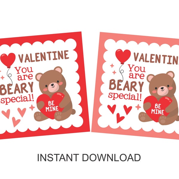 Classroom Valentine Printable - Etsy