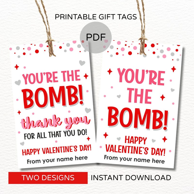Bath Bomb Tag - Etsy