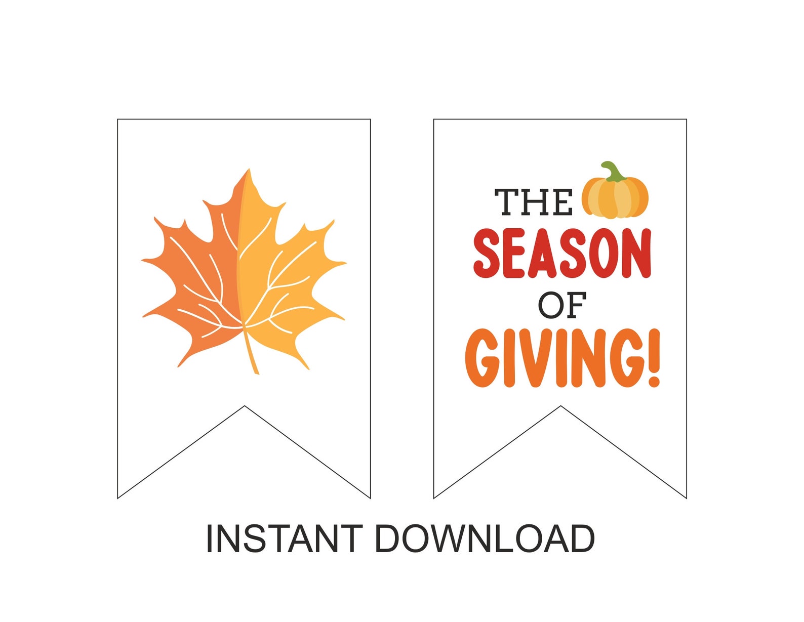 Thankful for You Banner Printable / Thankful Banner / Thankful Bunting ...