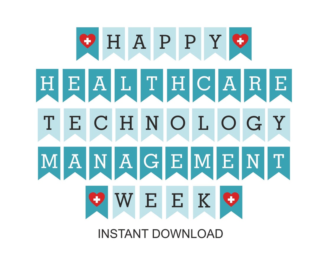 Happy Healthcare Technology Management Week Banner Printable / Happy ...