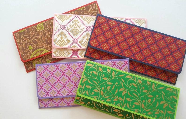 Money envelopes / Cash Envelopes / 10 color envelopes / set of | Etsy