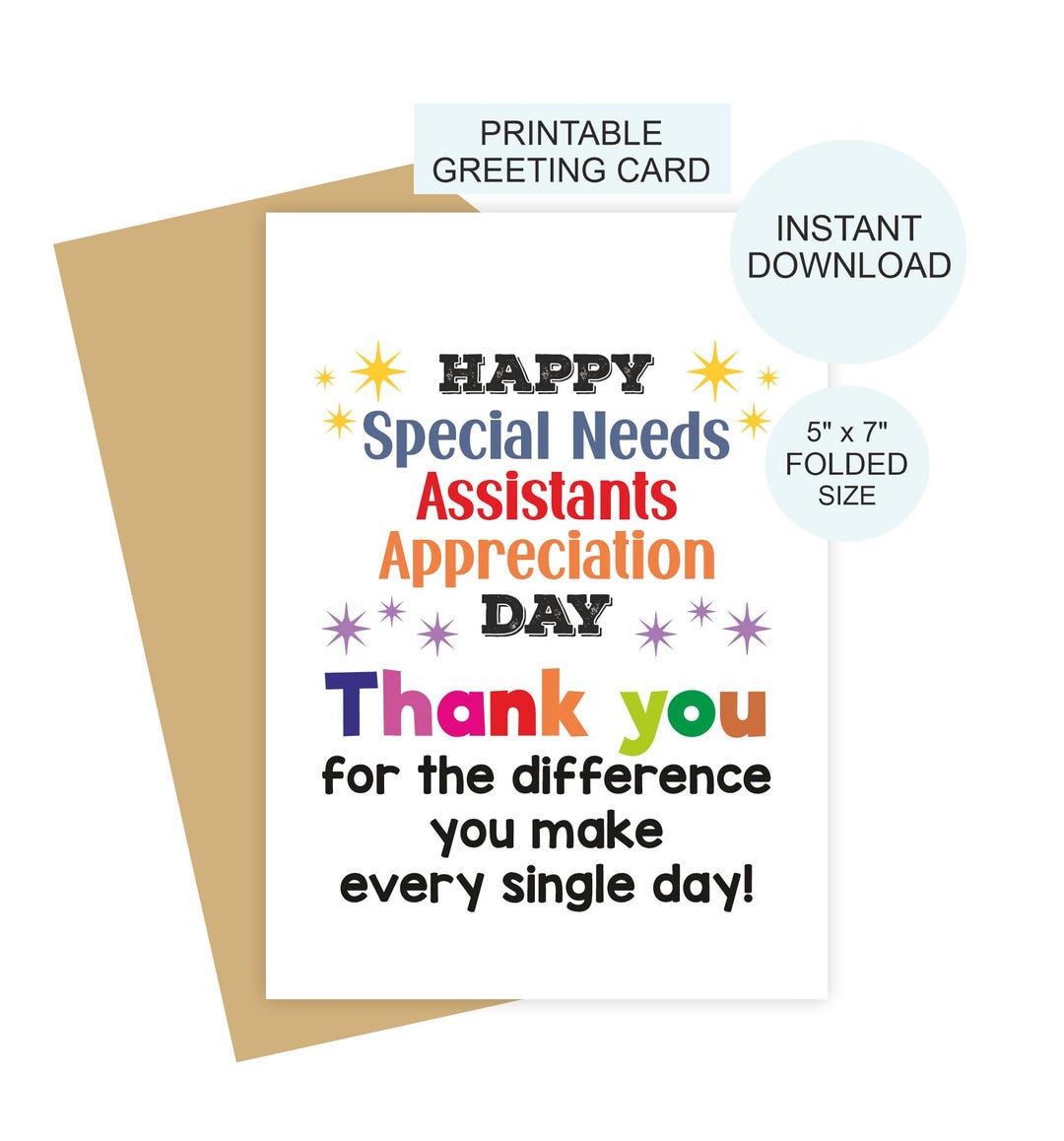 SNA Day Card / SNA Card Printable / Sna Appreciation Day Card / Sna ...