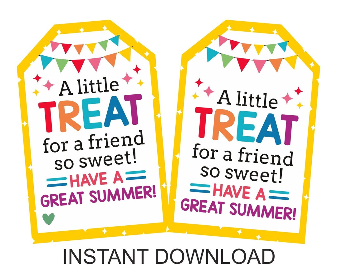 End of School Year Gift Tag / End of School Classmate Tag / End of ...