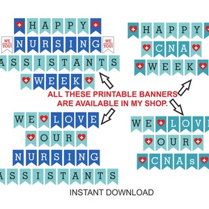 CNA Week Card Printable / Cna Thank You Card / Nursing Assistant Week ...