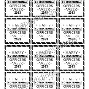 Correctional Officers Week Sticker Printable / Correctional - Etsy