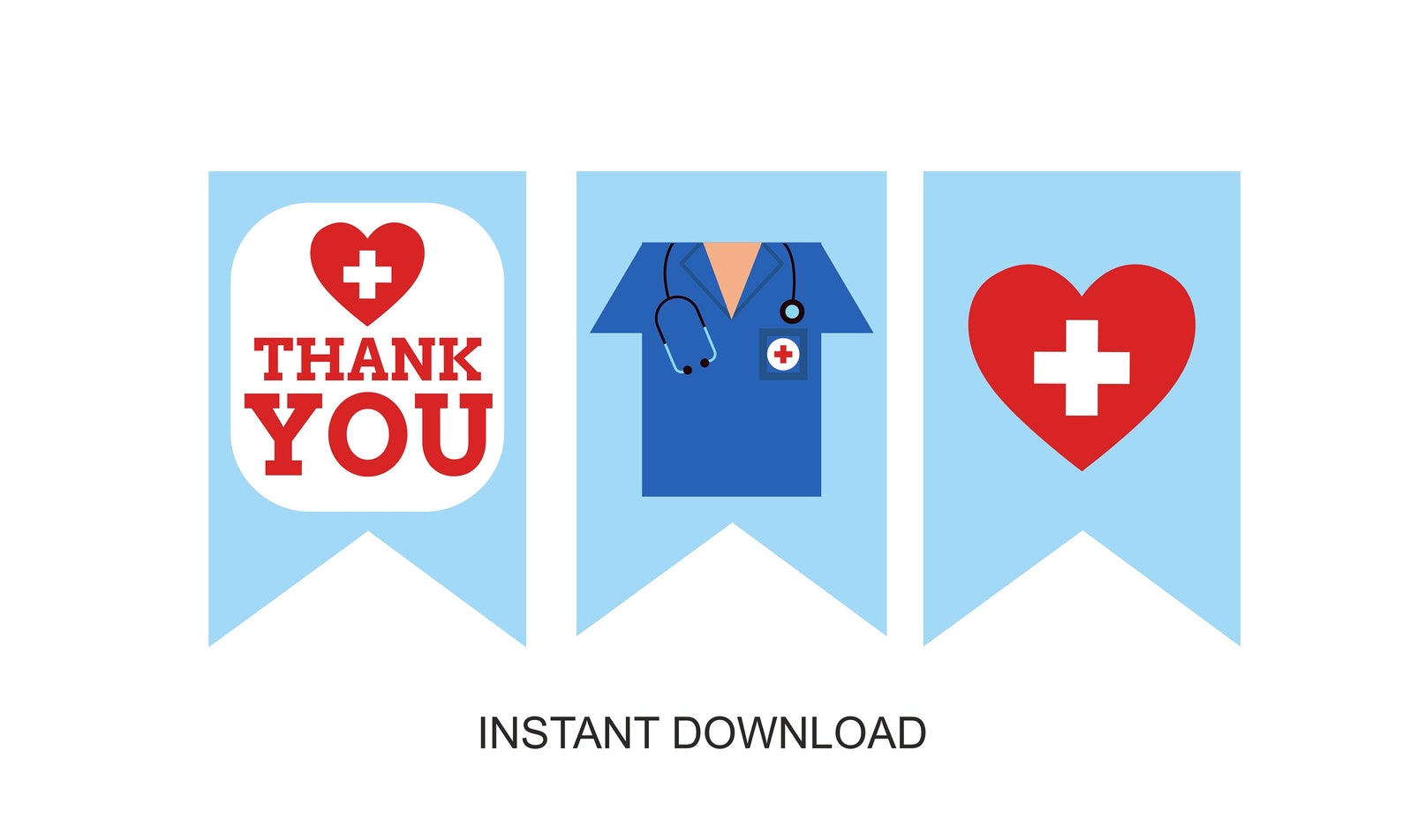 Printable Nurse Week Banner / Nurse Week Decorations / Nurses | Etsy