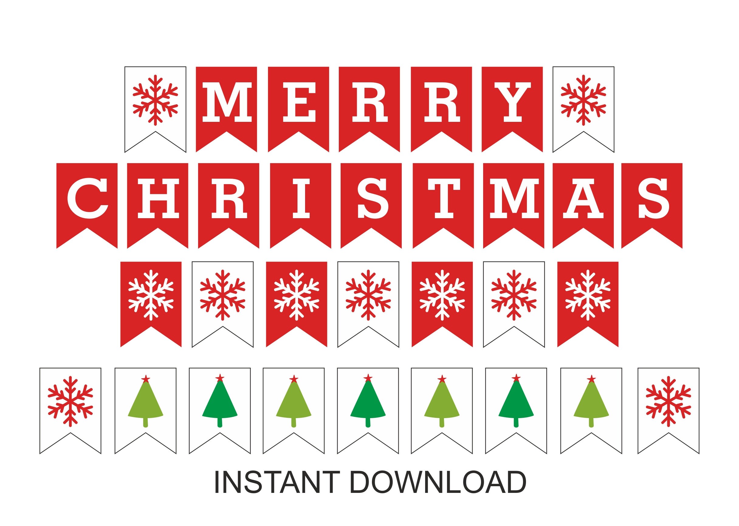 Banner De Feliz Navidad Imprimible Ilustración De Plantilla De Banner