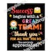 Team Appreciation Sign Printable / Team Thank You Sign / Employee ...