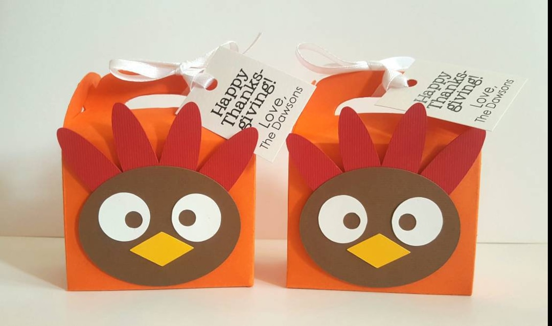 Thanksgiving Favor Boxes / Thanksgiving Treat Boxes / Thanksgiving Gift ...