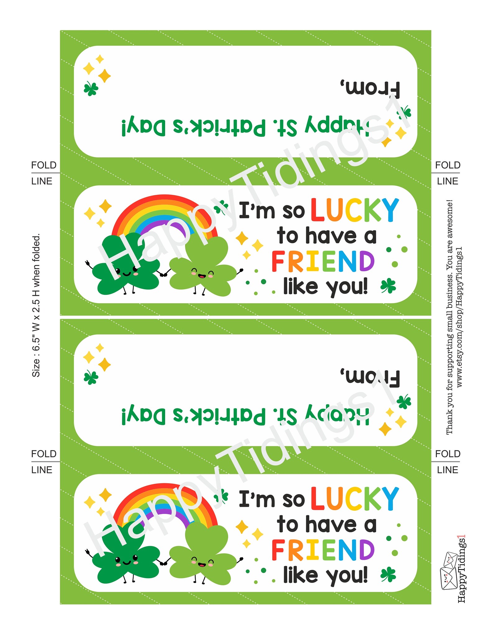 St Patricks Day Bag Toppers Printable / St Patricks Day Treat Bag ...