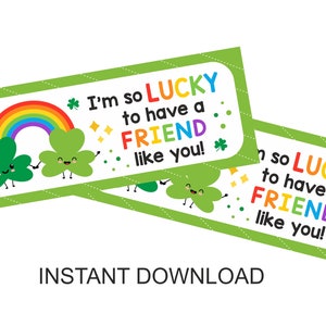 St Patricks Day Bag Toppers Printable / St Patricks Day Treat Bag ...