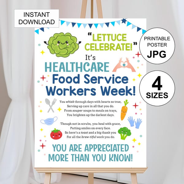 Healthcare Food Service Week - Etsy