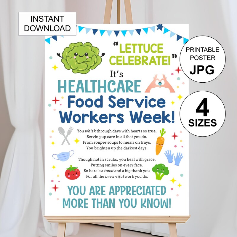Healthcare Food Service Week - Etsy