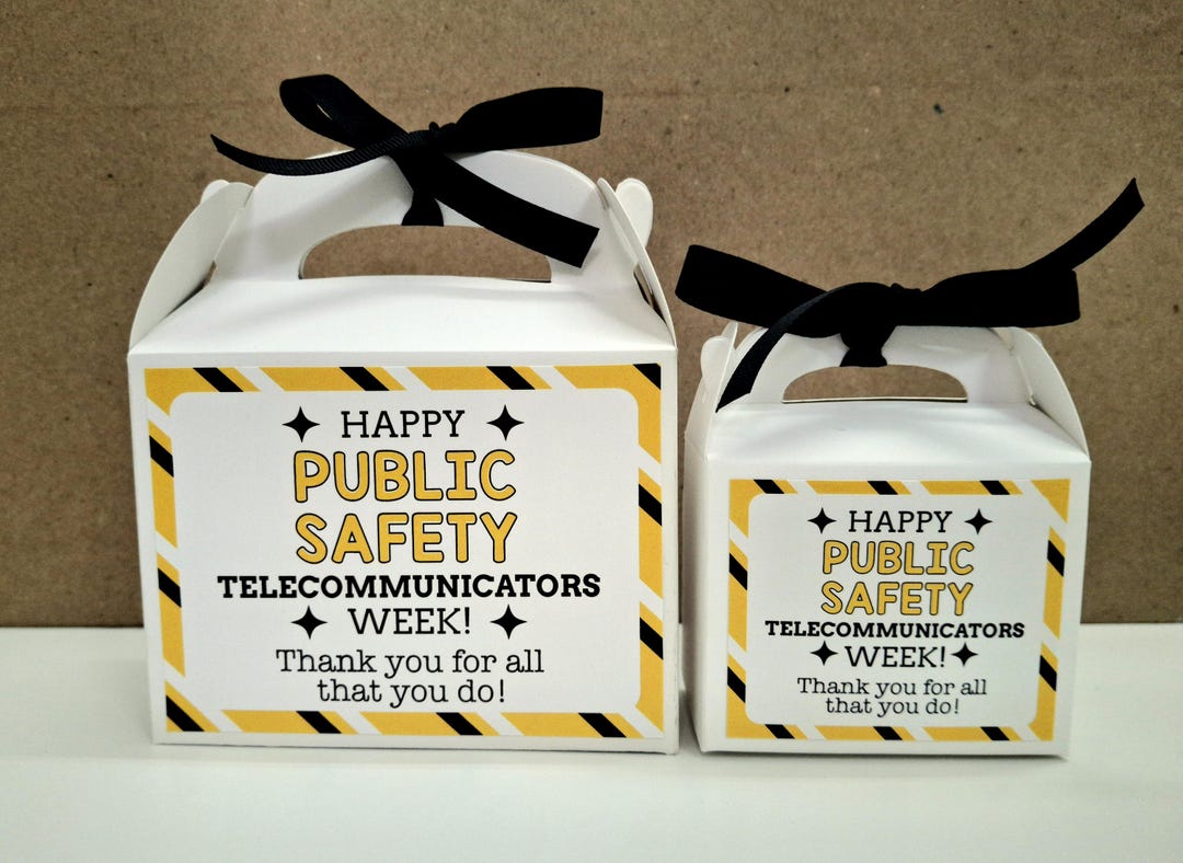 Public Safety Telecommunicators Week Gift Bags / Dispatcher Week Gifts ...