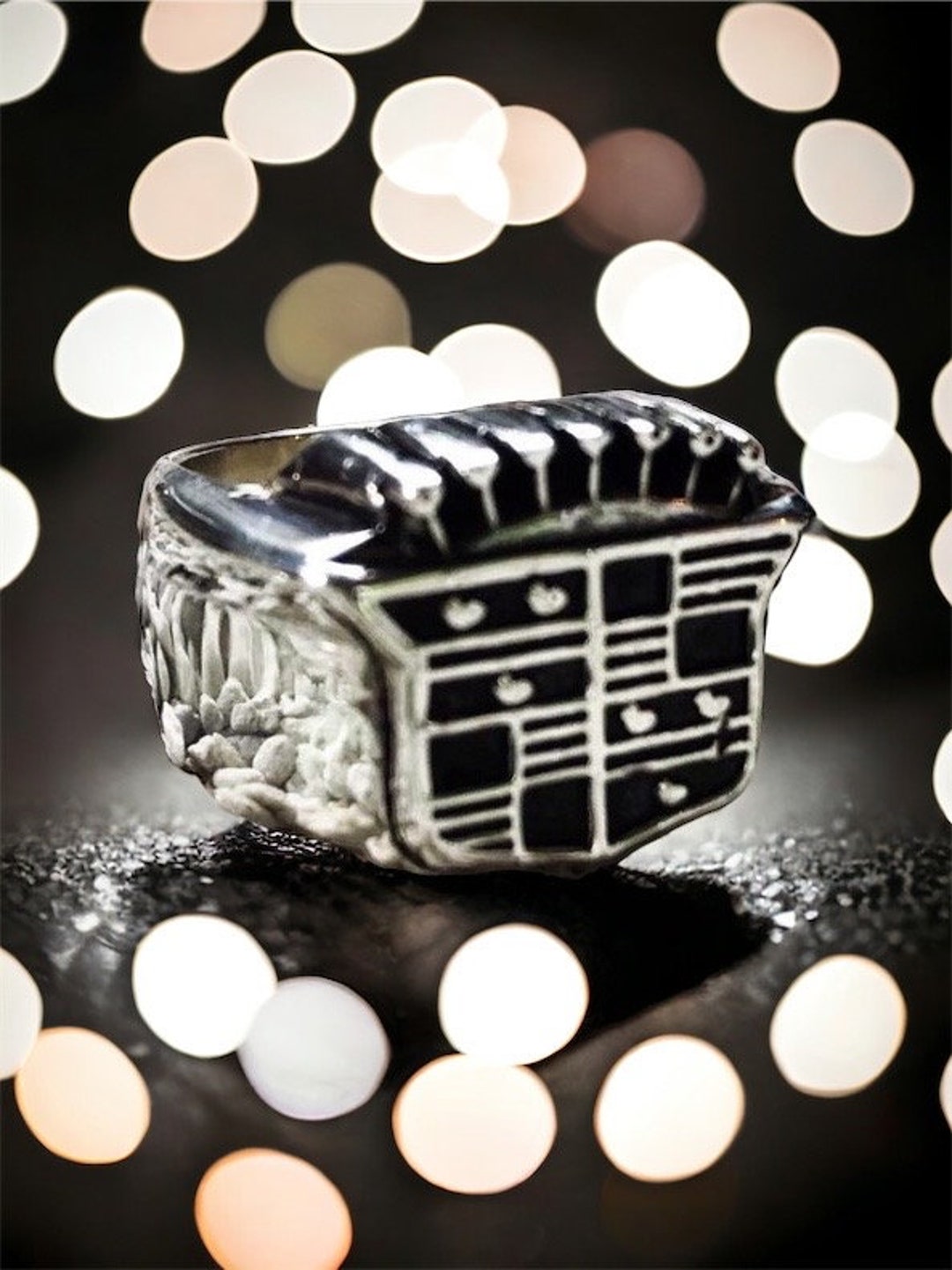 Mini Cadillac Ring in .925 Sterling Silver - Etsy