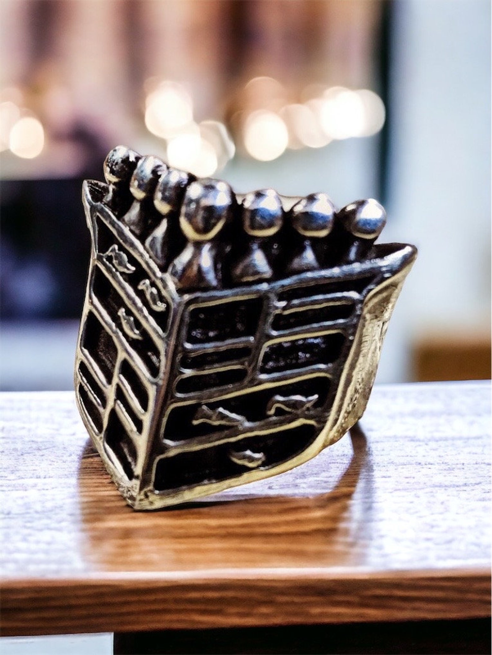 Cadillac Ring in .925 Sterling Silver - Etsy