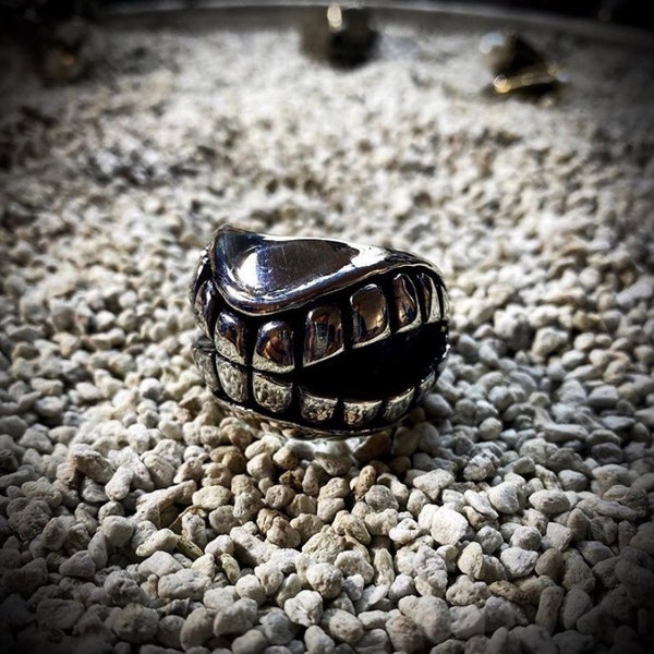 Biker Ring - Etsy
