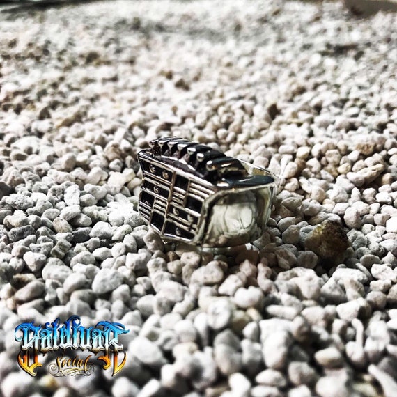 Mini Cadillac Ring in .925 Sterling Silver - Etsy