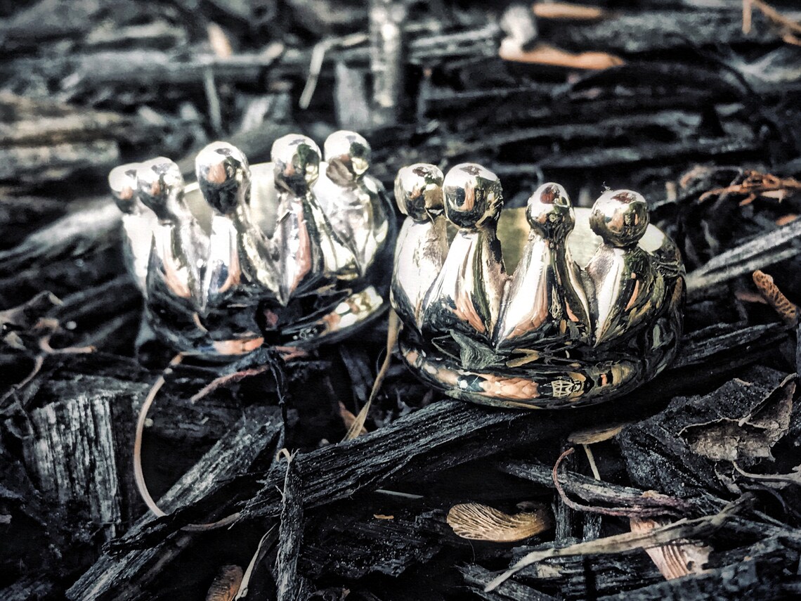 The Kingpin Crown .925 Sterling Silver | Etsy