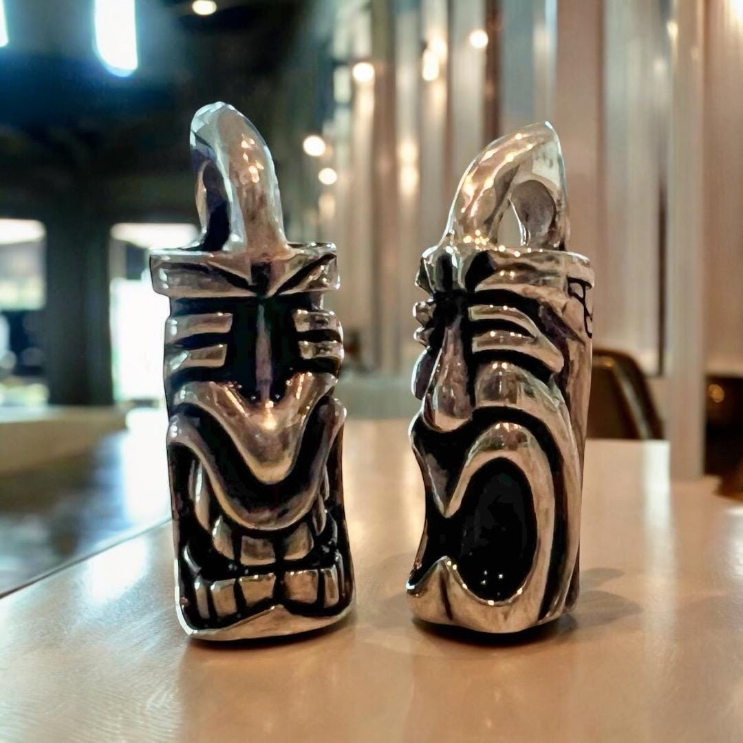 Tiki Smile Now or Cry Later Pendant - Etsy