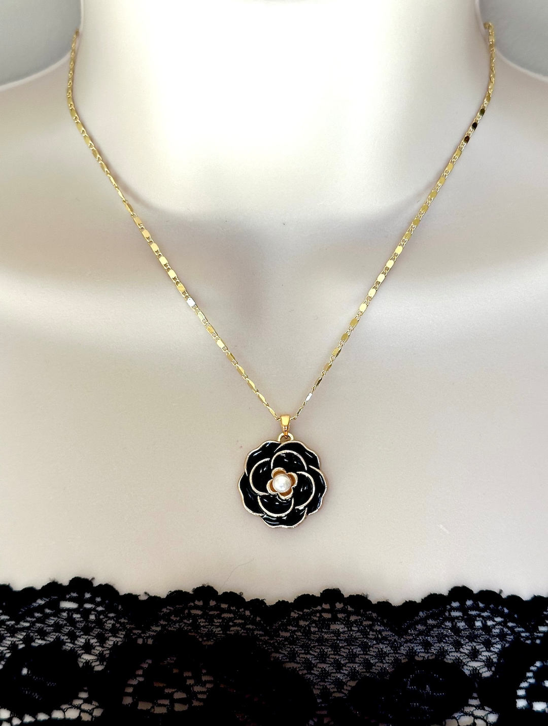 Designer Luxury Button Pendant Necklaces | Upcycled Button Jewelry ...
