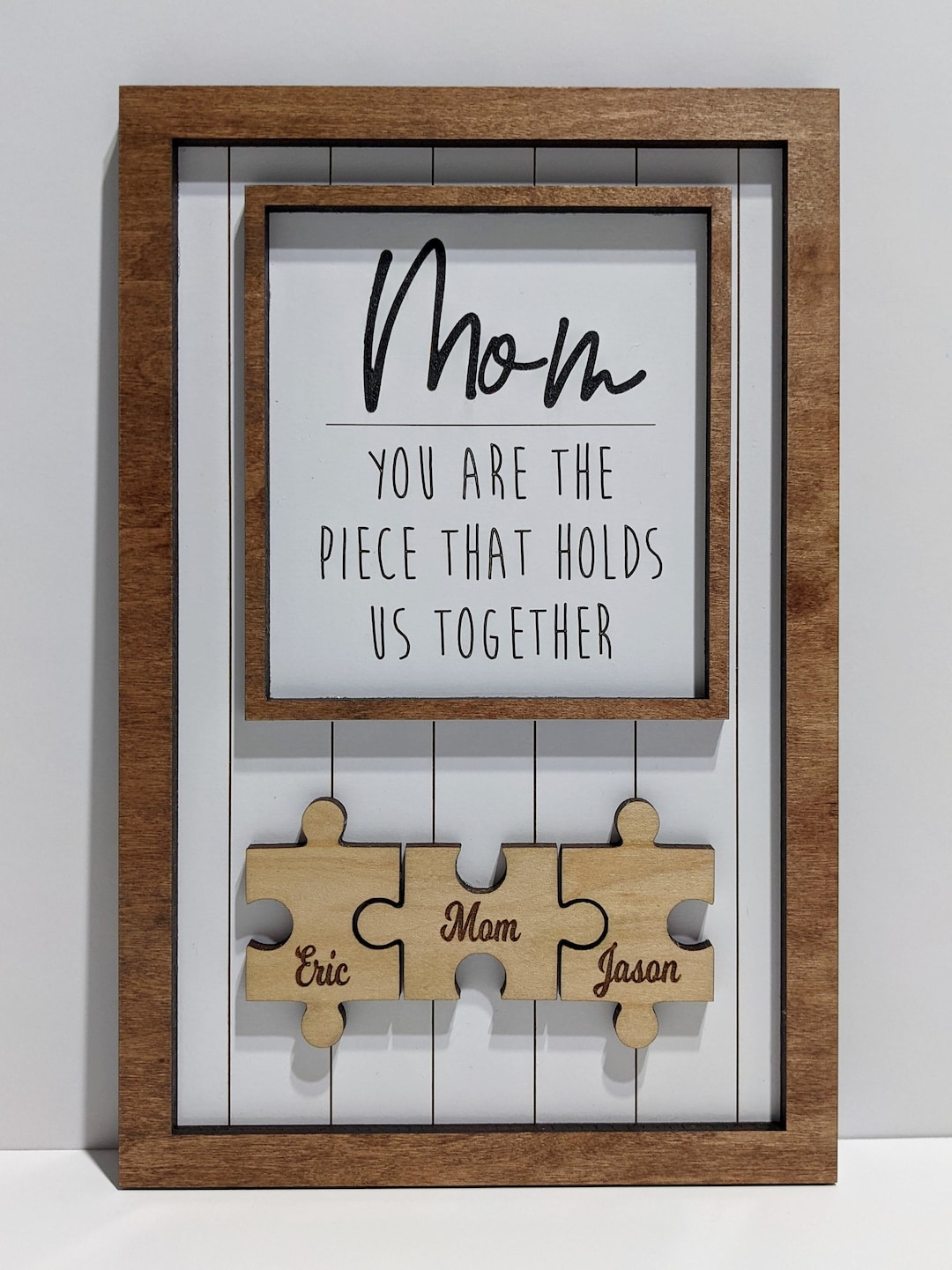 MOM /mom Puzzle /mom Sign /gift for Mom /mothers Day /mom Plaque ...