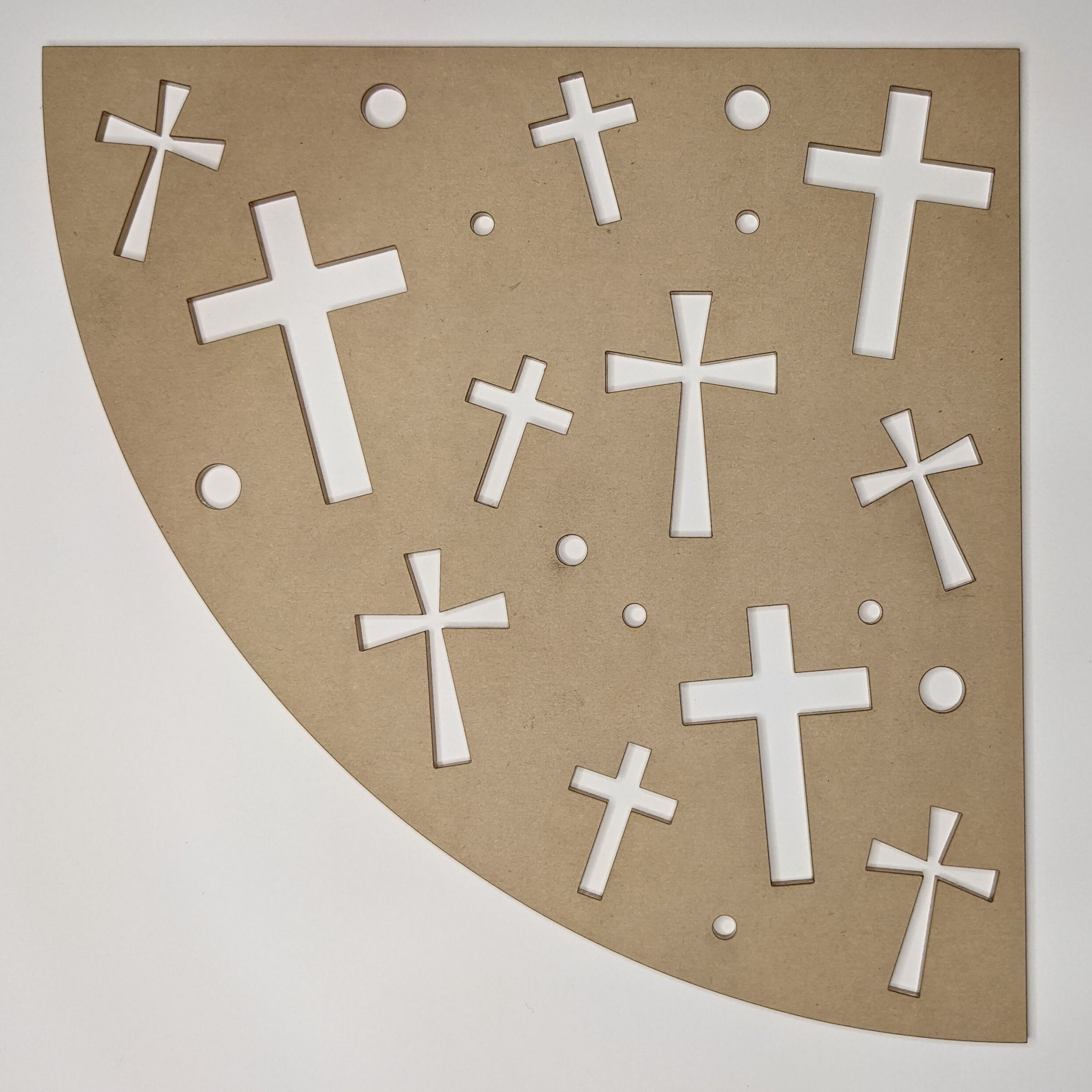 C - Acrylic Stencil Template for Bleaching Shirt Sleeve or Bottom ...