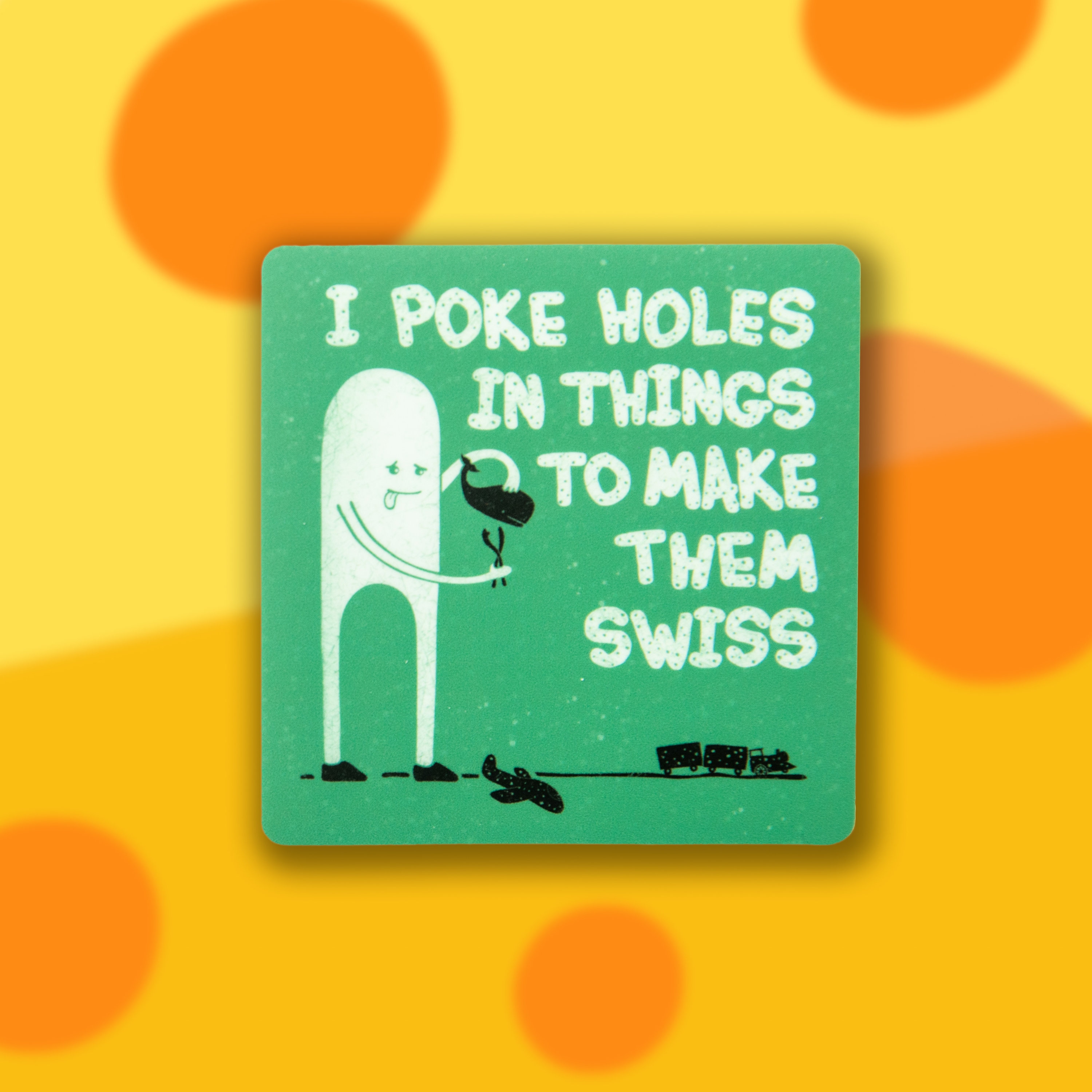 I Poke Holes in Things to Make Them Swiss - Etsy