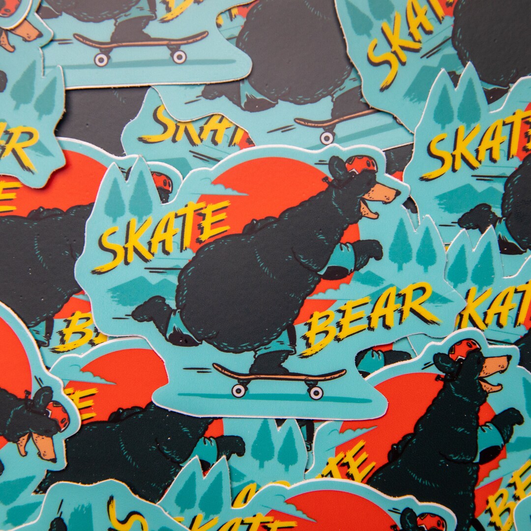 Skate Bear - Etsy
