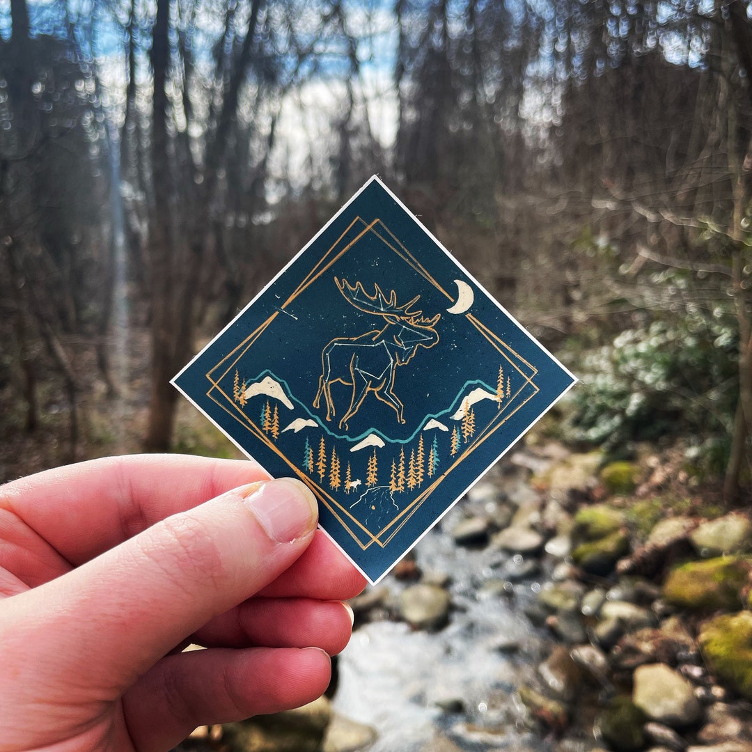 The Heaven's Wild Moose Sticker - Etsy