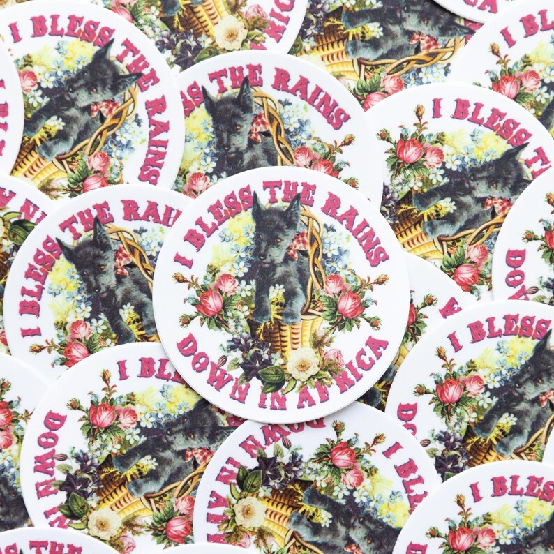 TOTO Sticker // Weatherproof Vinyl // Funny, Cute, Pun, Gift // 80s ...