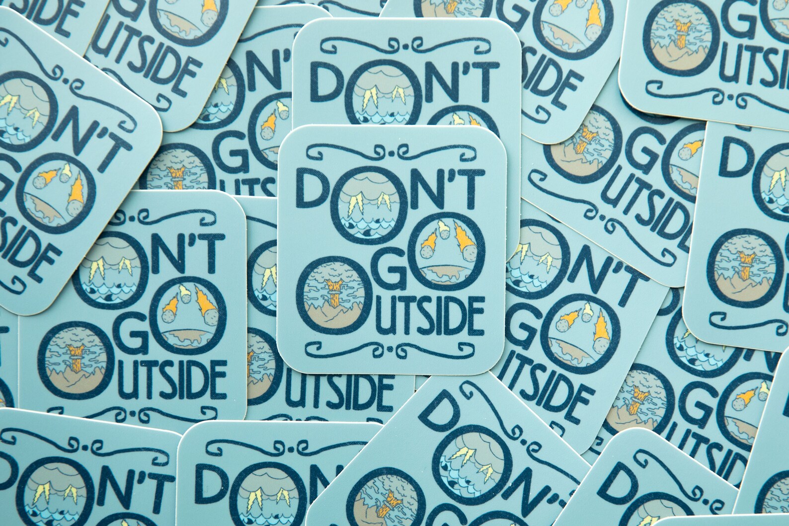 Don't Go Outside | Etsy