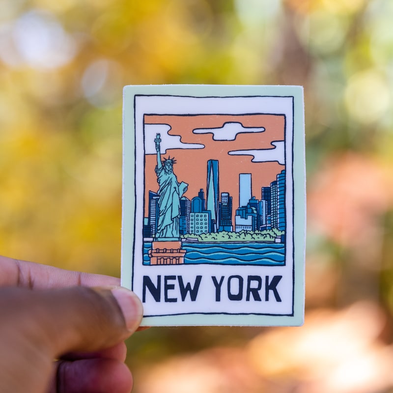 New York Sticker - Etsy