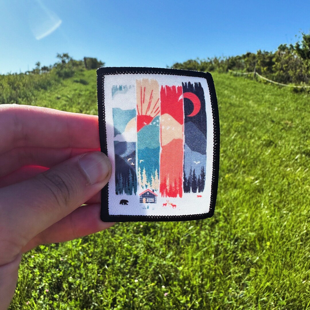 MOUNTAIN WEATHER // Iron-on Patch - Etsy