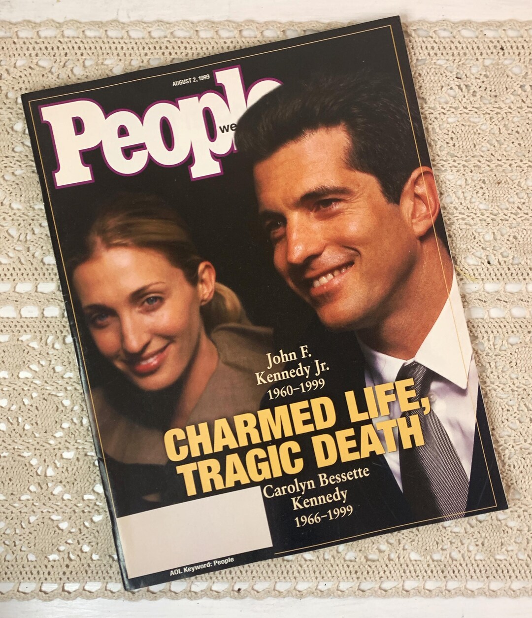 JFK Jr Magazine Cover, Vintage 1999 People Magazine, August 2, 1999 ...