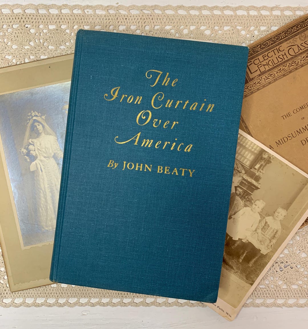 The Iron Curtain Over America, 1955 John Owen Beaty, Vintage Political ...