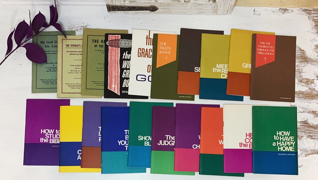 Religious Booklets, Lot of 20 Vintage 1960's-1970's Christian Radio ...