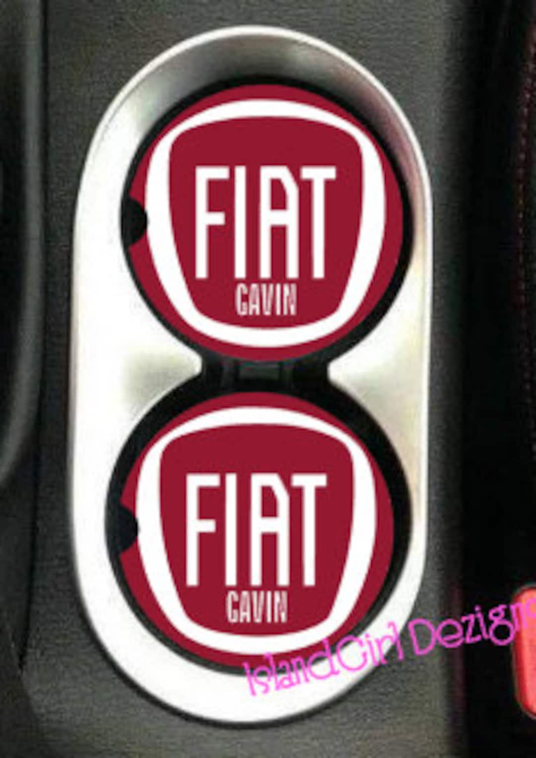 Personalized Fiat Ceramic Car Coasters - Etsy