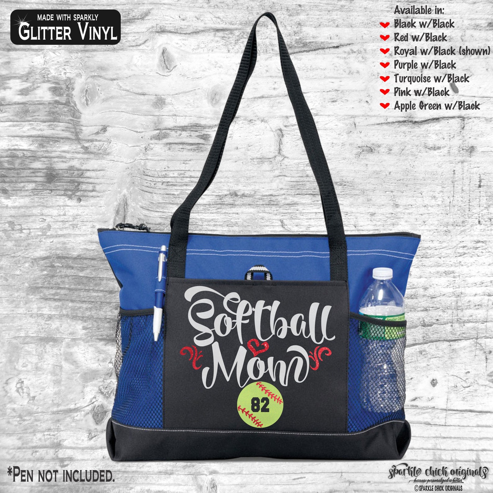 Softball Mom Lightweight Tote Bag Custom Softball Mom Tote | Etsy