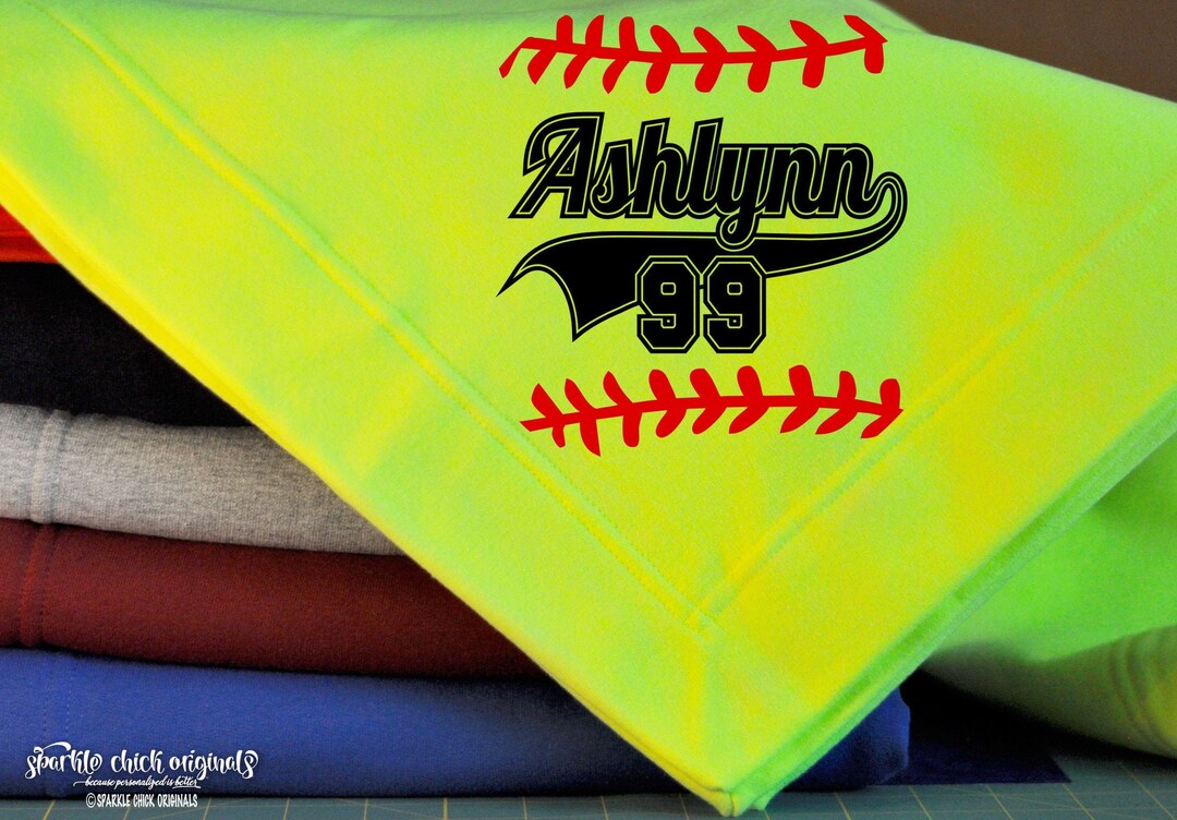Softball Player Blanket Softball Blanket W/outlined Custom - Etsy