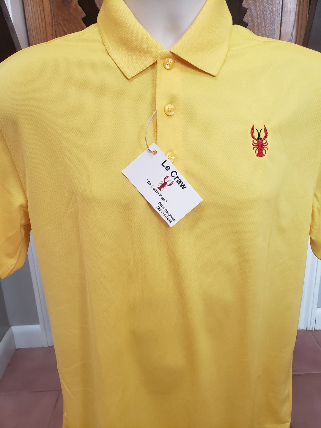 Le Craw "da Cajun Polo" Crawfish Polo Shirt - Etsy